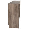 Prepac 36 Cubby 60" Versatile Wooden Shoe Cubby Console in Drifted Gray ...