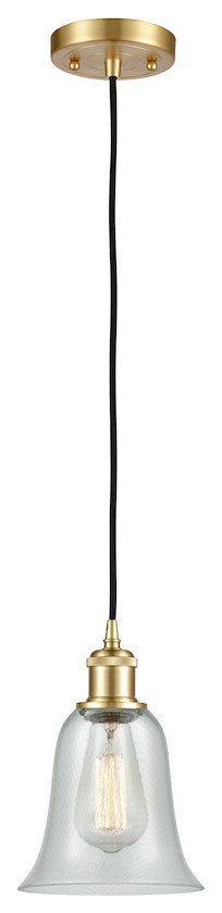 Innovations 2812-LED Hanover Mini Pendant, Gold/Fishnet, 516-1P-SG ...