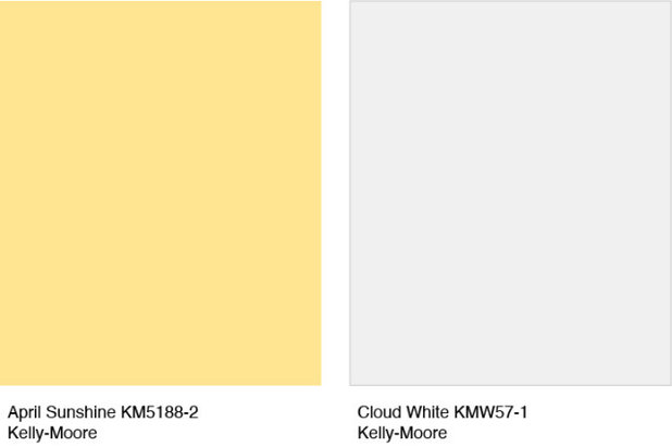 9 White-and-Yellow Paint Color Pairings to Consider