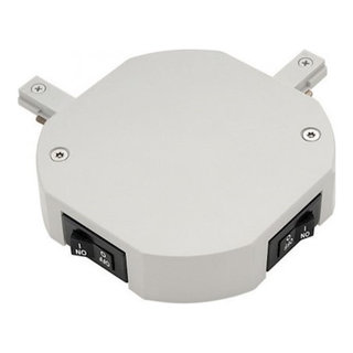 WAC 5A H Track Left L-Connector Current Limiter, White - Track Lighting ...
