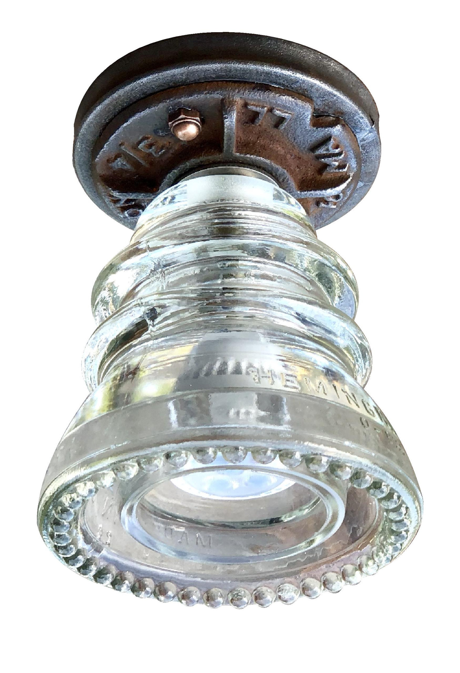 Insulator Light Ceiling/Beam 120V 6W 500 Lumen - Industrial - Flush ...