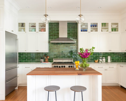 Green Subway Tile Ideas, Pictures, Remodel and Decor