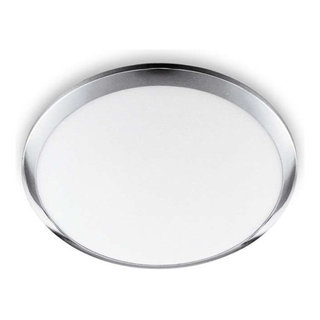 Zaneen Ring Flush Mount in Chrome - Contemporary - Flush-mount Ceiling ...