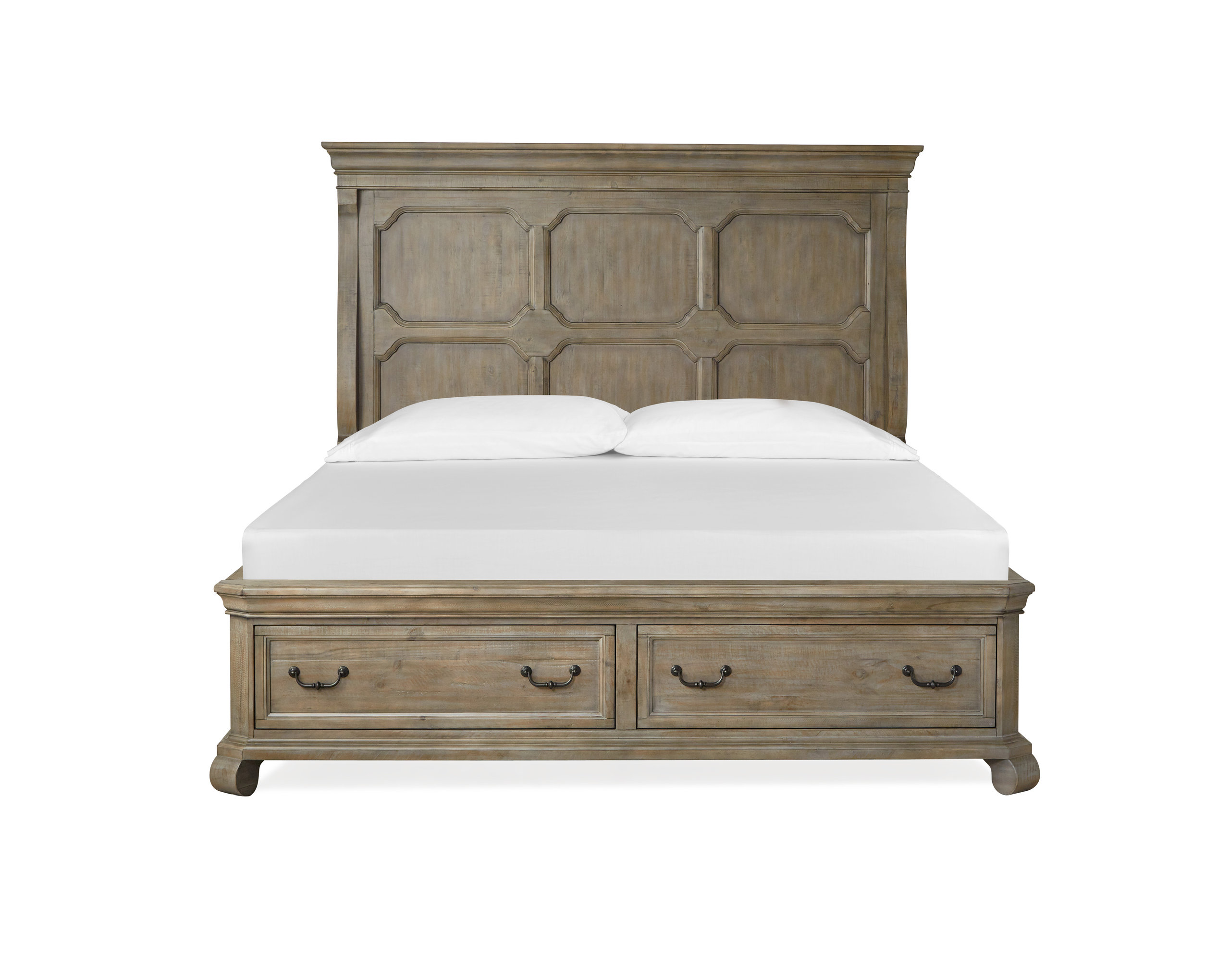 Complete Panel Storage Bed, Cal King - French Country - Platform Beds ...