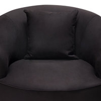 Raven Chair, Black Suede Velvet - Contemporary - Armchairs And Accent ...