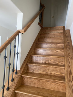 Single knuckle iron balusters