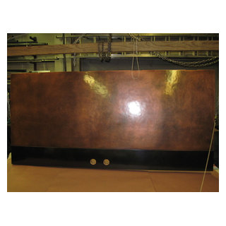 two tone patina on door cladding - Seattle - by The Tinman LLC | Houzz