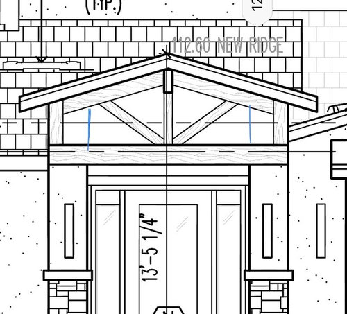 How to finish the front entry