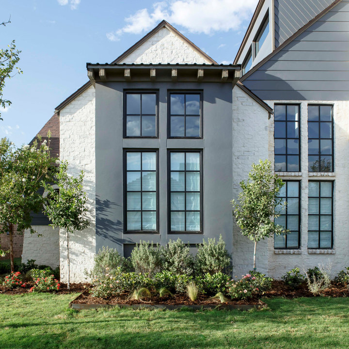 Foton och idéer för moderna hus, med mansardtak - October 2025 | Houzz