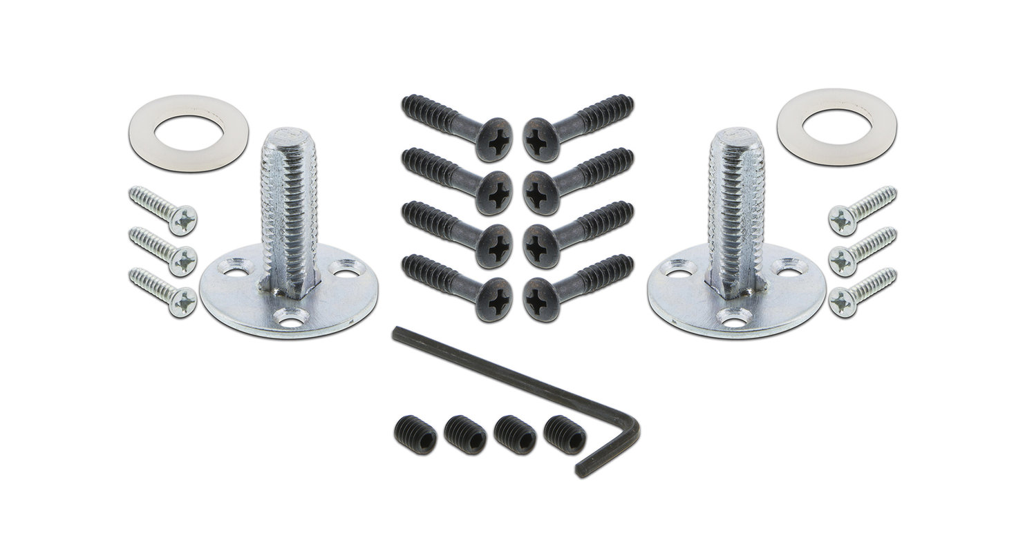 Single Mission Plate With Round Clear Cottage Knob, Oil-Rubbed Bronze ...