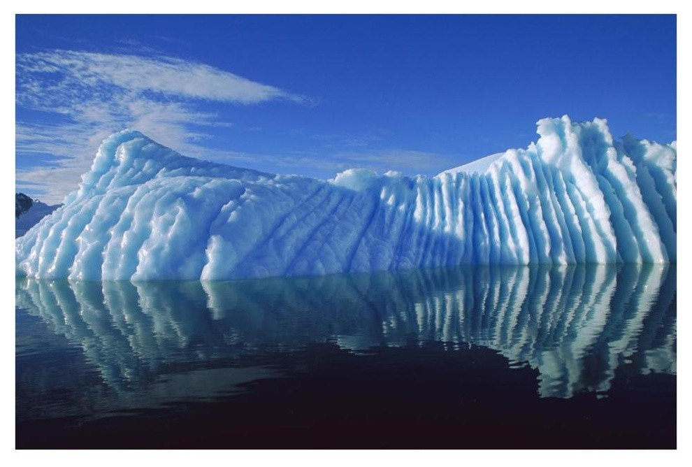 "Iceberg reflection, Paradise Bay, Antarctic Peninsula" Paper Art, 20 ...