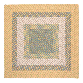 Montego Sundance 11' Square, Square, Braided Rug - Farmhouse - Outdoor ...