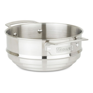 Viking Stainless Steel Universal Steamer Insert, 16/18/20 cm - Steamer ...