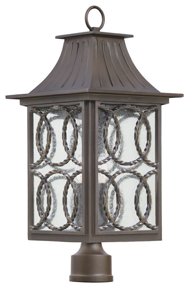 Monterey Large Post Mount - Mediterranean - Post Lights - by Ownax | Houzz