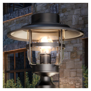Luxury Farmhouse Post Light, Oil Rubbed Bronze, UEX1083 - Beach Style ...