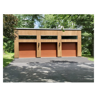 Custom Modular Garage - Moderno - Garage - Altro - di SMS Builders | Houzz