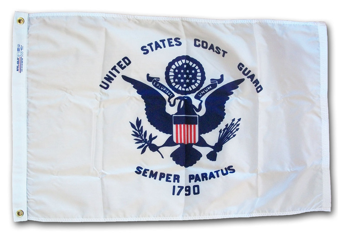 Coast Guard, 4'x6' Nylon Flag - Traditional - Flags And Flagpoles - by ...