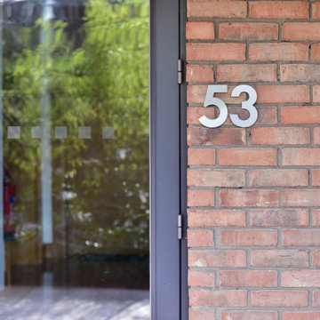 Black Floating House Numbers - Photos & Ideas | Houzz