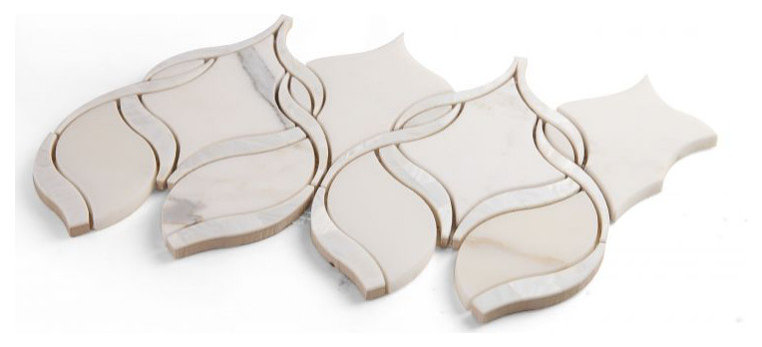 Prestige Pearl Calacatta 7.25 x 11.75 - Mediterranean - Mosaic Tile ...