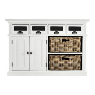 Modern Farmhouse Kitchen Buffet Server - Traditional - Buffets And ...