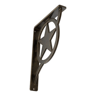 Austin Wrought Iron Bracket, 1 1/2"Wx7 1/2"Dx10"H - Southwestern ...