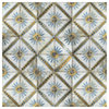 Kings Marrakech Blue Ceramic Floor and Wall Tile - Farmhouse - Wall And ...