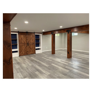 Greenville Basement - Industrial - Basement - New York - by PROWORKS INTERIORS | Houzz