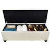 Multifunctional Storage Bench With Removable Small Shoe Divider ...
