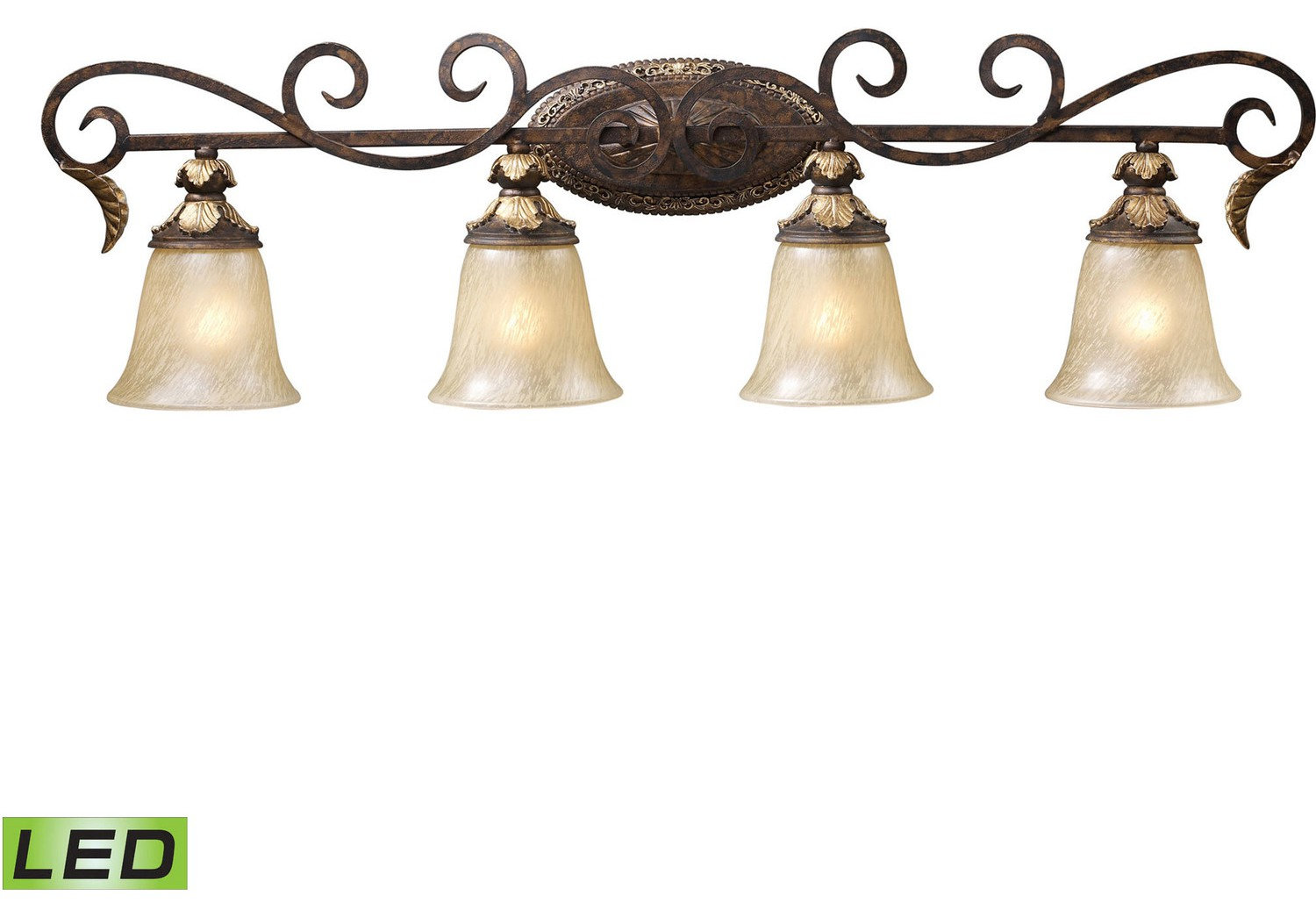 ELK Lighting Vanity Light Regency - Mediterranean - Bathroom Vanity ...