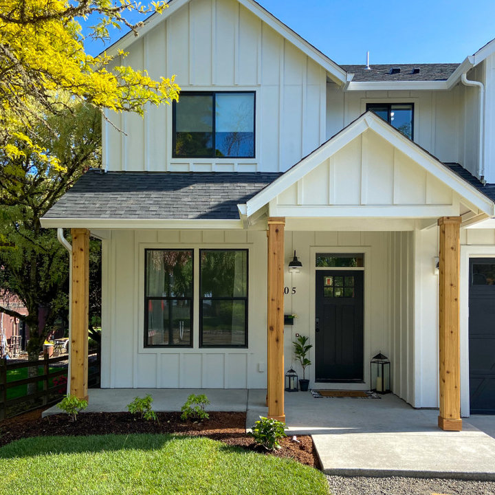 75 Beautiful Exterior with Board and Batten Siding Ideas & Designs ...