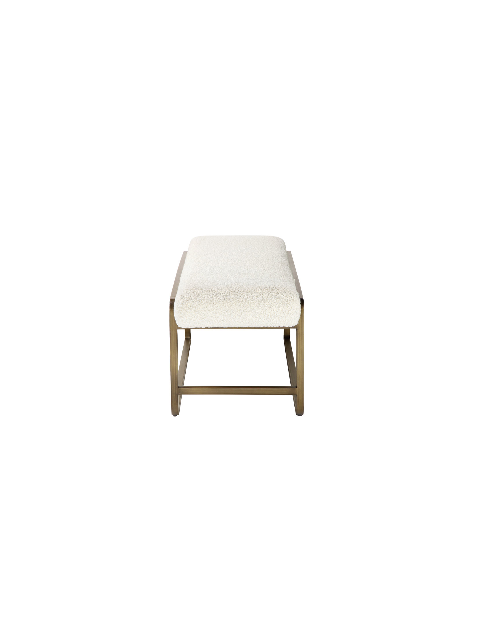 Nik Bench Ivory - Contemporary - Upholstered Benches - by Pangea Home ...