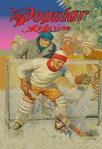 Goalie Making Glove Save, 20" x 30" - Traditional - Prints And Posters ...