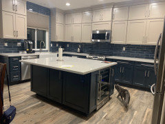 Has anyone used the color boulder for kitchen cabinets?