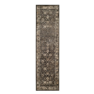 Safavieh Vintage Vtg117-330 Damask Rug, Soft Anthracite, 2'7" X 4'0 ...