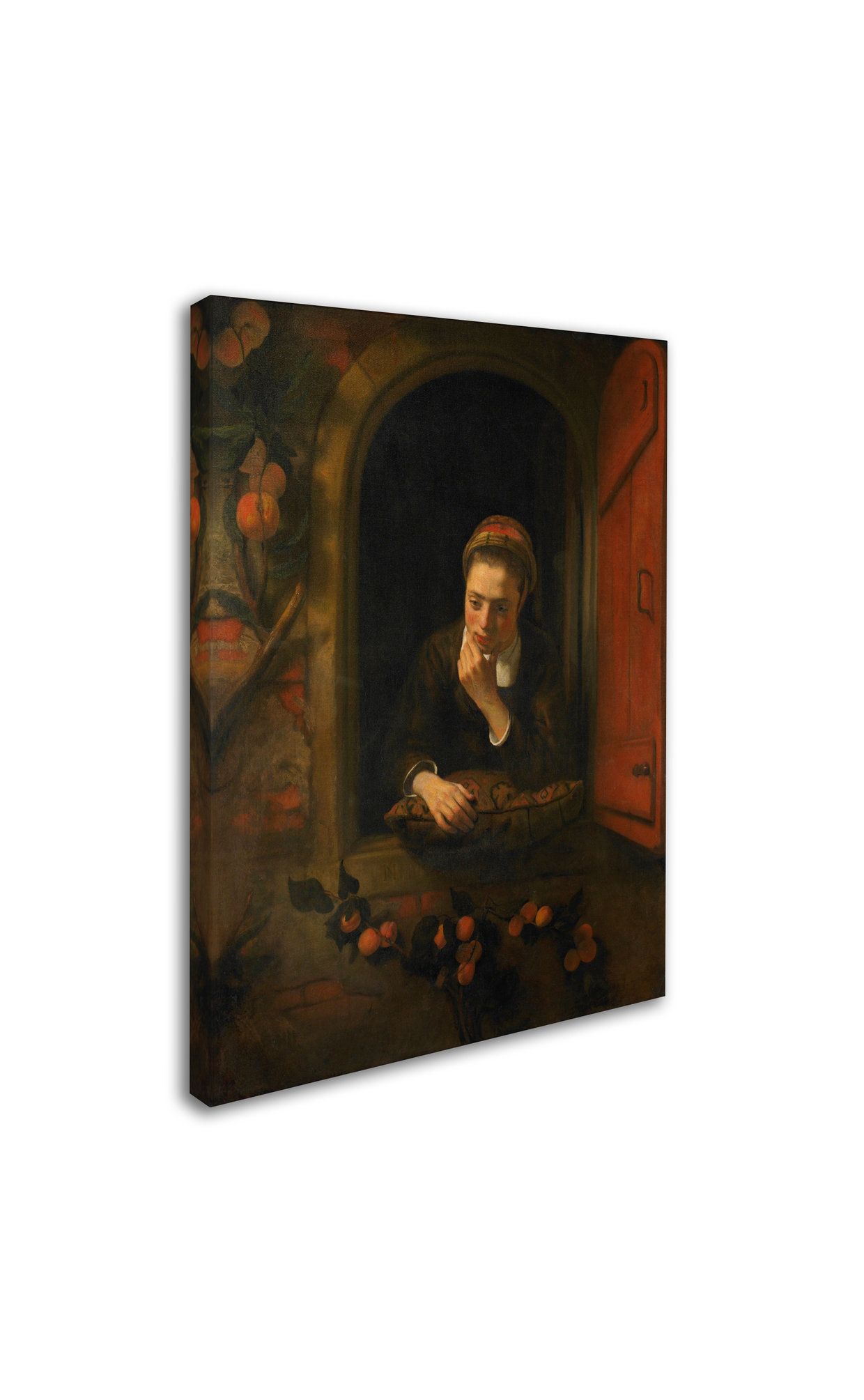 Nicolaes Maes 'Girl At A Window Known As The Daydreamer' Canvas Art, 32 ...