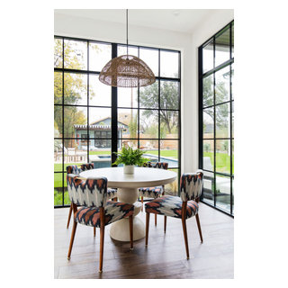 Modern Spanish Revival Breakfast Nook - Transitional - Dining Room ...