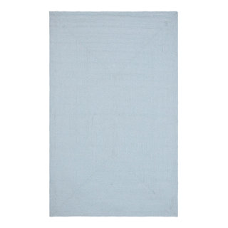 Braided Blue Area Rug BRD176A, 3'0" x 5'0" - Contemporary - Area Rugs ...