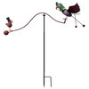 Rustic Metal Kinetic Birds Spinning Balancer Garden Stake - Rustic ...