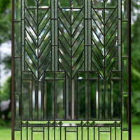 20.5" x 34.5" All Clear Beveled Window Panel Tree of Life - Traditional ...