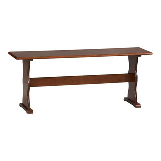 Chelsea Walnut Bench - Transitional - Dining Benches - by Homesquare ...