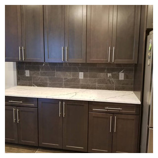 Waypoint Cabinetry 410F- Cherry Slate - Modern - Kitchen - Tampa - by ...