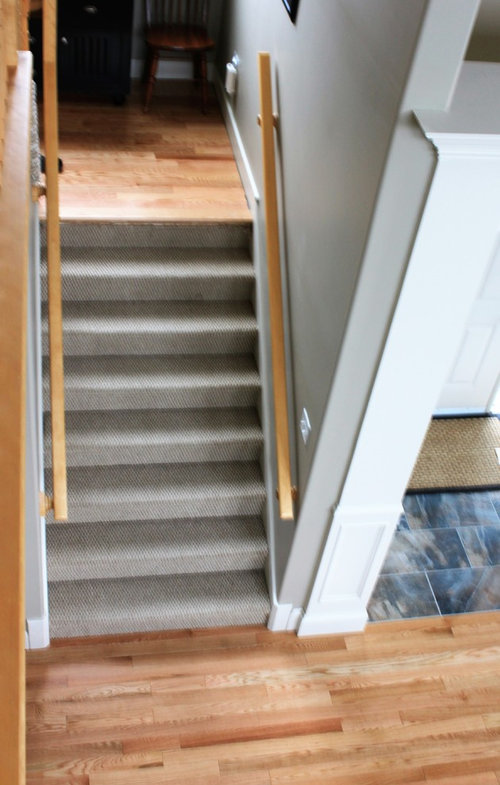 Ideas for patterned carpet on stairs?