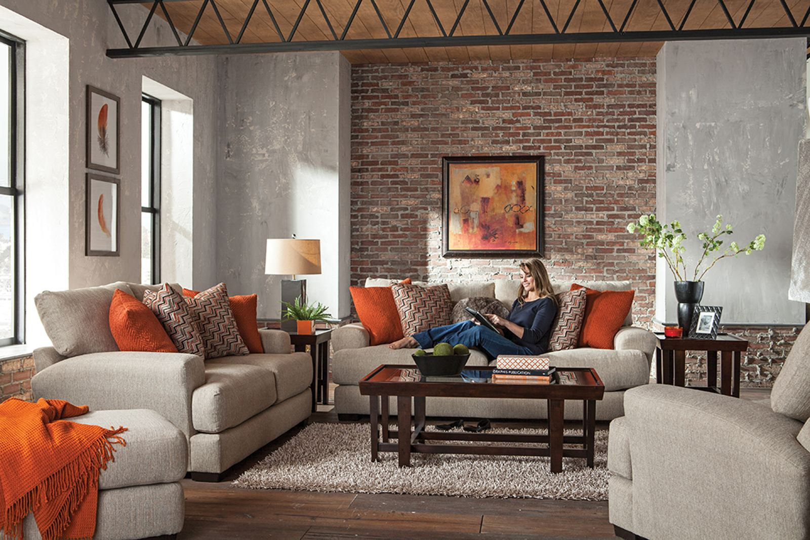 Jackson Furniture Ava Sofa in Cashew - Transitional - Sofas - by Emma ...