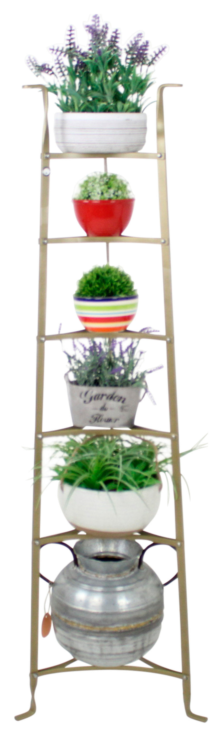 Handcrafted 6-Tier Gourmet Cookware Stand Brass PC (Unassembled ...