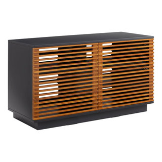Rowan Media Center, Amber by Greenington, 48" - Transitional - Media ...