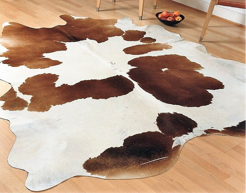 Brazilian Brown and White Cowhide, Xxlarge - Southwestern - Novelty ...