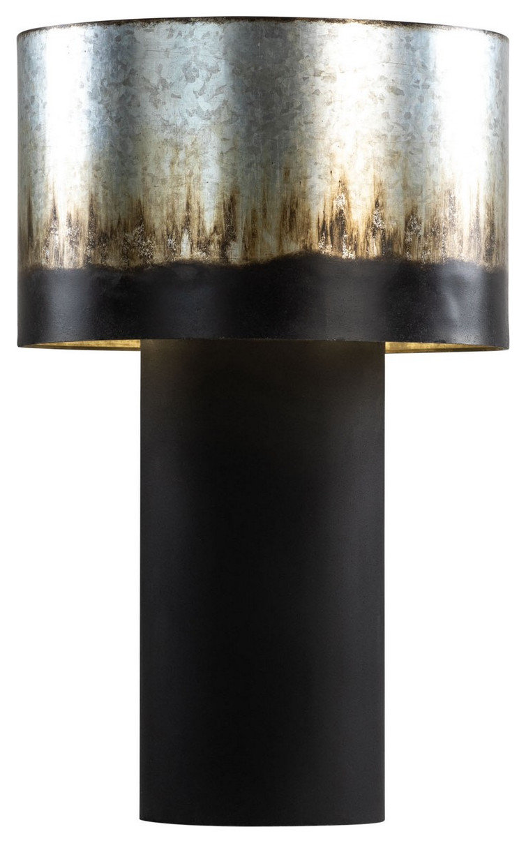 Cannery 2-Light Table Lamp, Ombre Galvanized - Industrial - Table Lamps ...