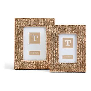Two's Company 53450 Bead Goes on 2-Piece Set Hand-Crafted Photo Frames ...