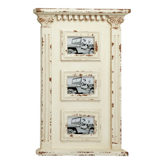 White Wood Vintage Wall Photo Frame 20491 - French Country - Picture ...