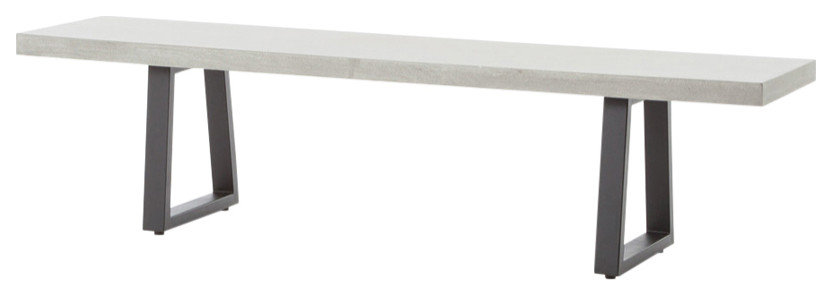 Cyrus Dining Bench - Industrial - Dining Benches - by Four Hands | Houzz